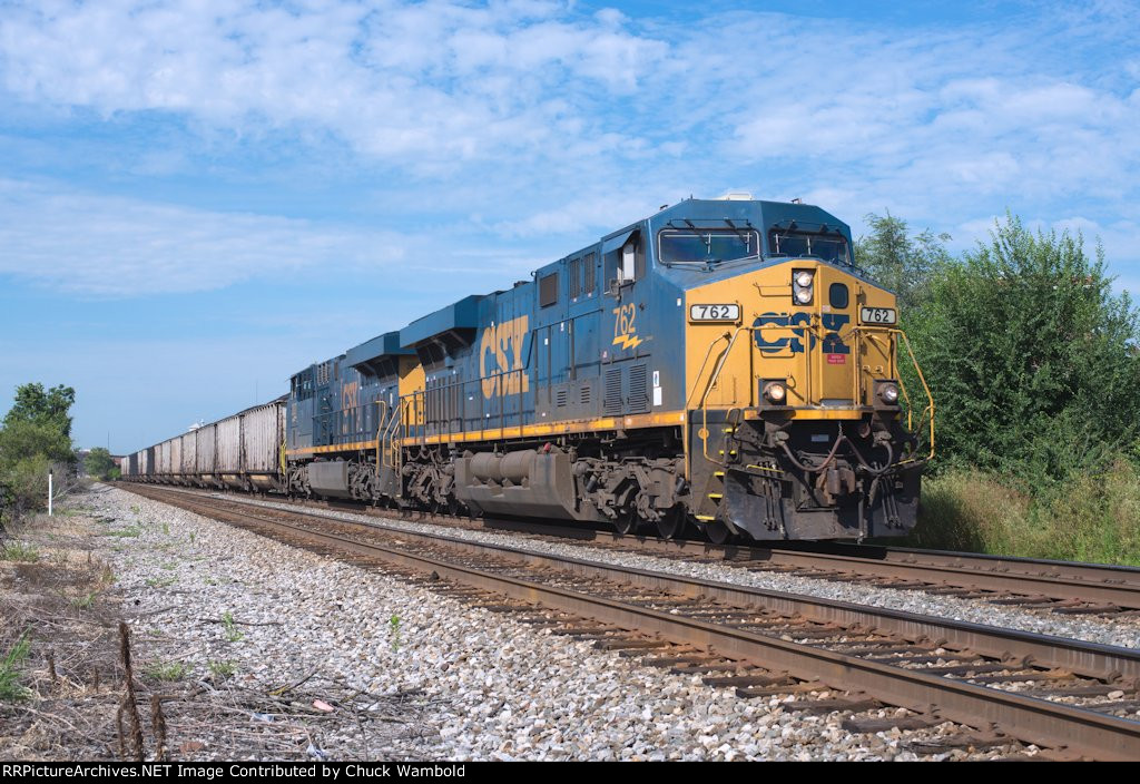 CSX 762 Northbound coal train